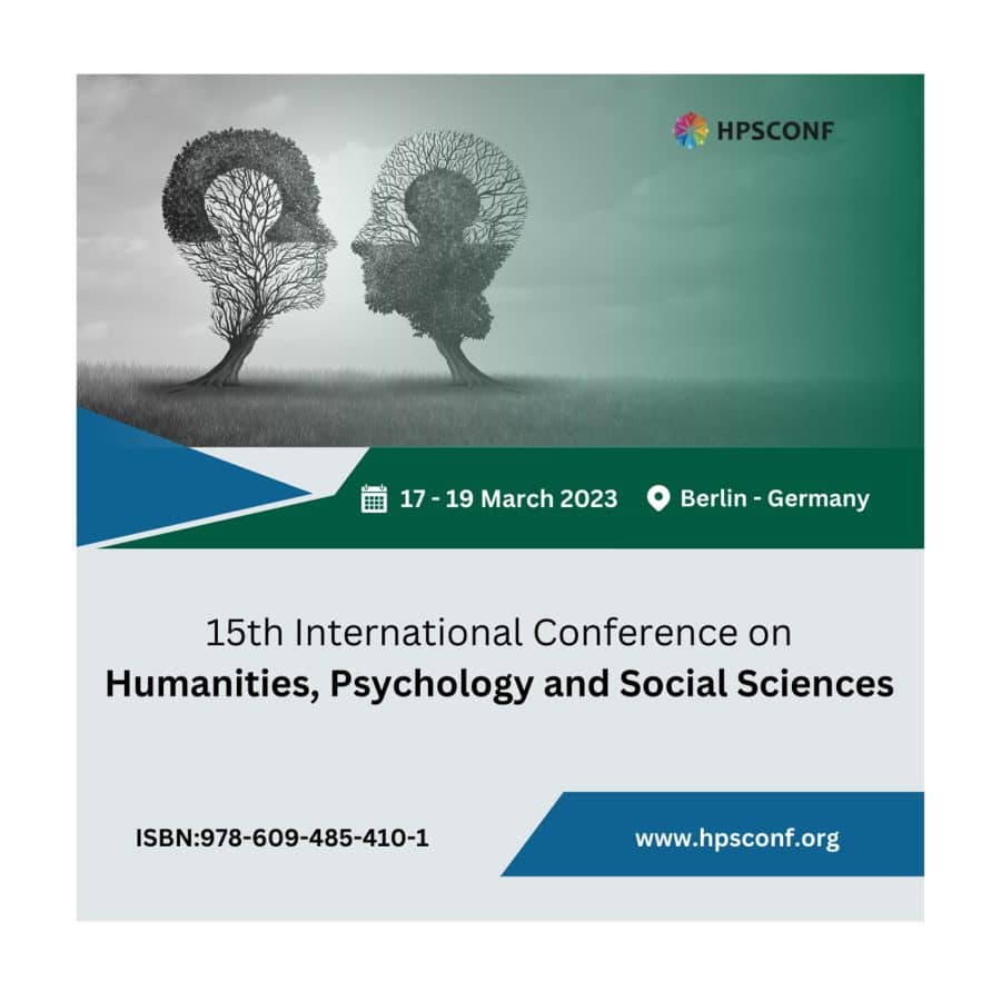 Proceedings of The 15th International Conference on Humanities ...